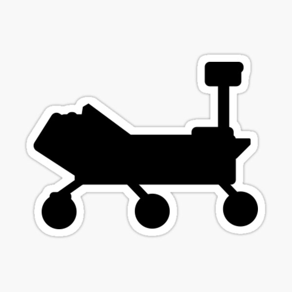"Curiosity Mars Rover Family Car Sticker" Sticker for Sale by A-T-L-A-S ...