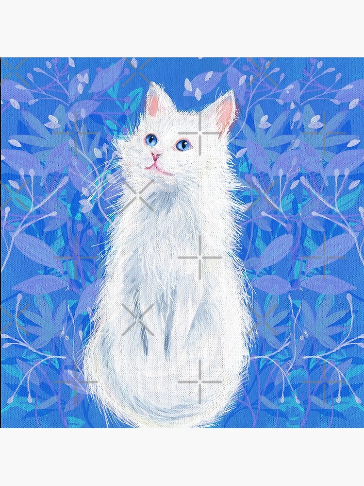 "PASTI WITH FLOWERS BLUE BACKGROUND" Poster by MNKARTDESIGN | Redbubble