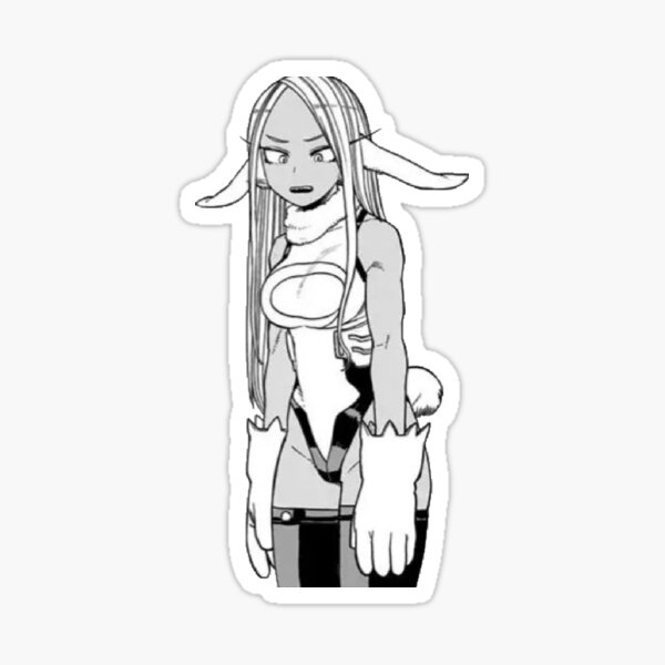 "Mirko Rabbit Hero - MHA " Sticker for Sale by oliviaanime | Redbubble