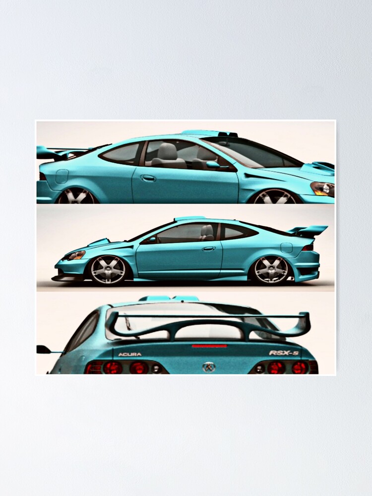 "Acura Integra Type R" Poster by Logologotoon | Redbubble