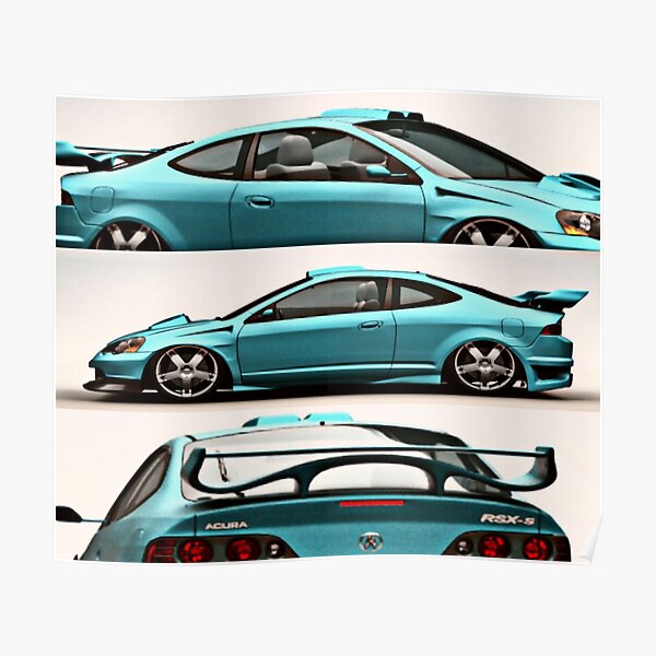 "Acura Integra Type R" Poster by Logologotoon | Redbubble