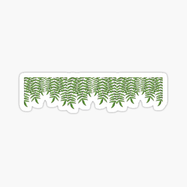 "Simple Hanging Vines" Sticker for Sale by KushKenz-Art | Redbubble