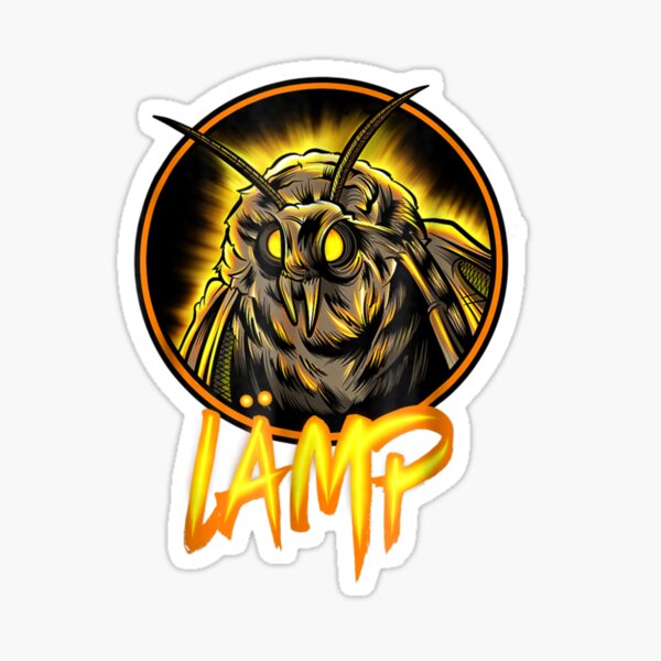 "Moth Meme Moth Lamp" Sticker for Sale by TimmyRobinson | Redbubble