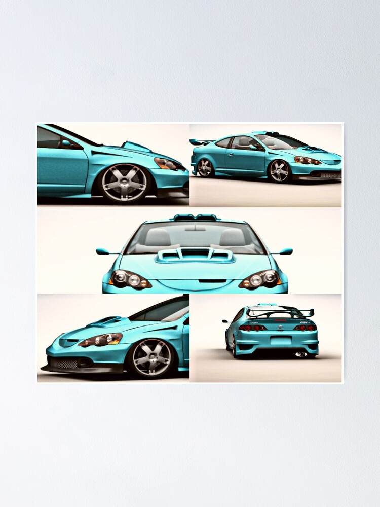 "Custom Acura Integra Type R Illustration" Poster for Sale by ...