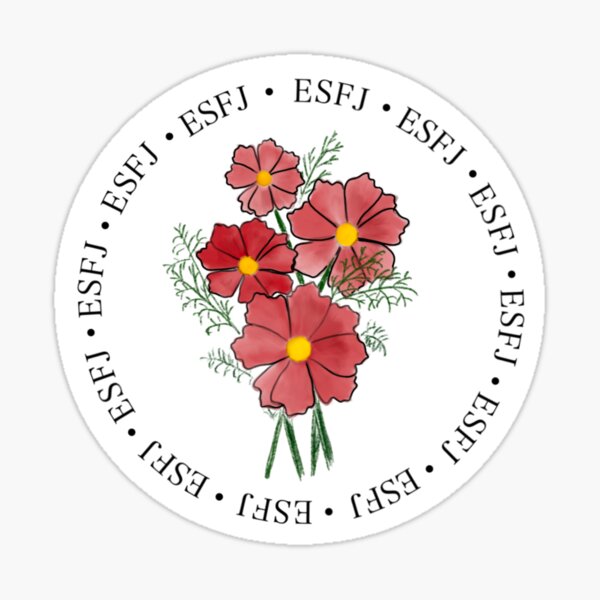 "ESFJ" Sticker by Staceface- | Redbubble