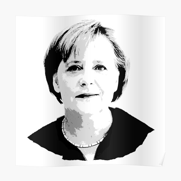 "Angela Merkel" Poster for Sale by popdesigner | Redbubble