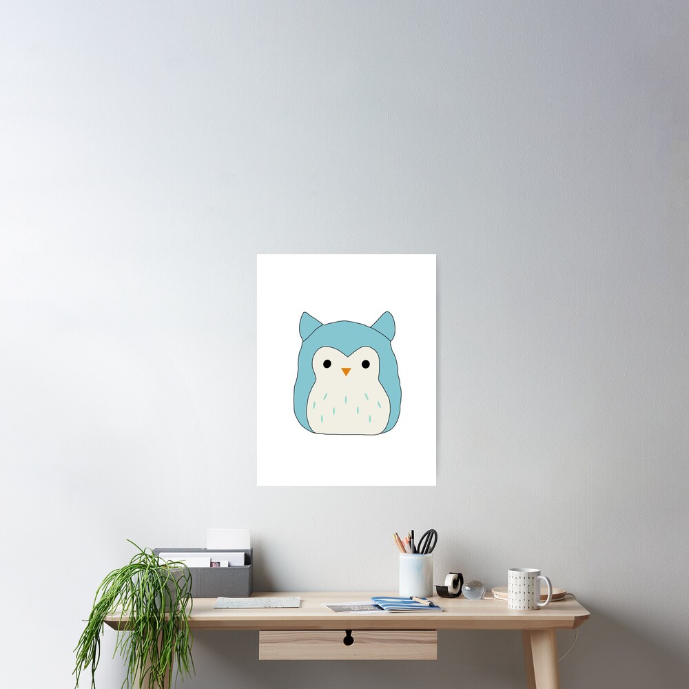 "Winston the Owl | Squishmallow Sticker" Poster by nattty | Redbubble