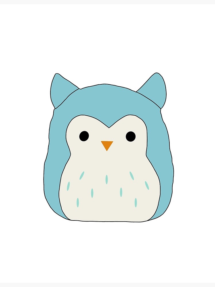"Winston the Owl | Squishmallow Sticker" Poster by nattty | Redbubble