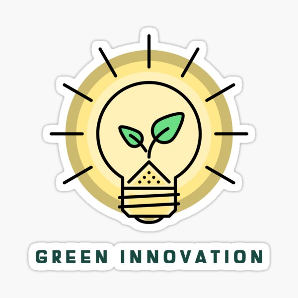 "Green Innovation" Sticker for Sale by minynature | Redbubble
