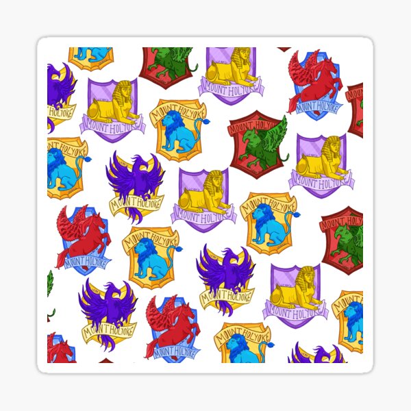 "Mount Holyoke Class Crests" Sticker for Sale by Lizr0224 | Redbubble