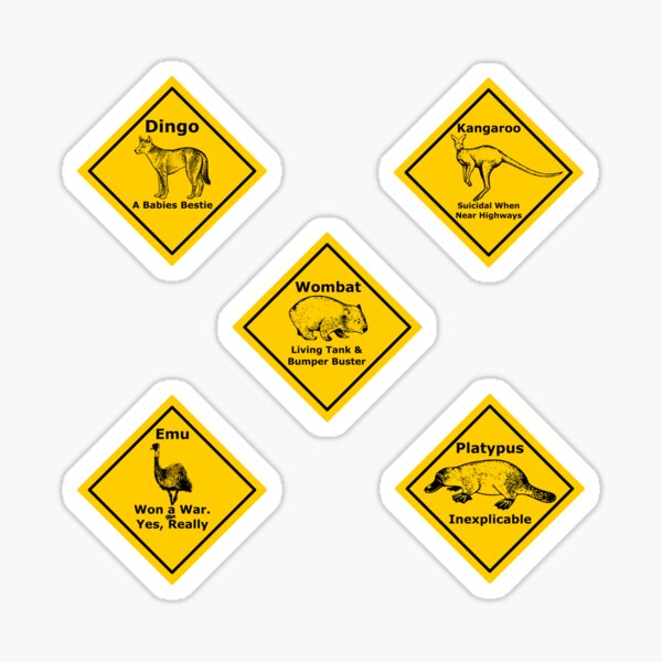 "Australian Native Animal Stickers - Funny Collection" Sticker by ...