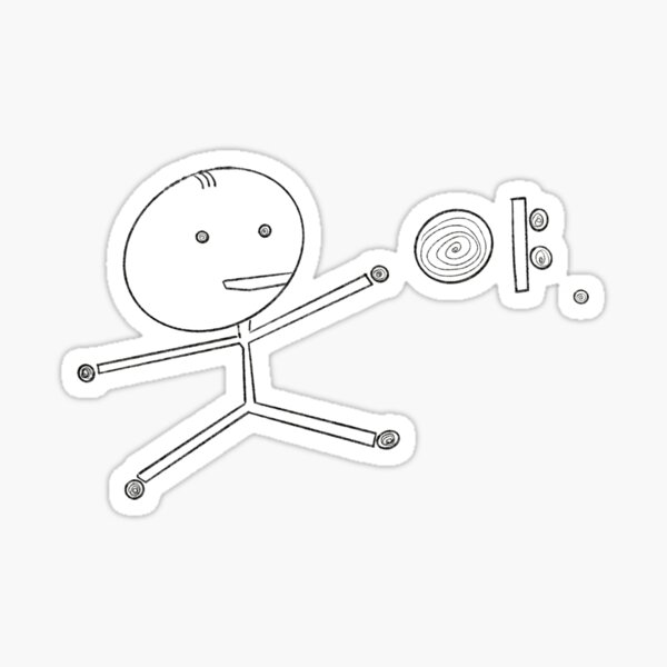"hey, Dude." Sticker for Sale by PopShim | Redbubble
