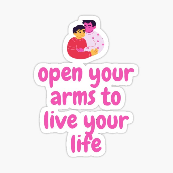 "Open arms" Sticker for Sale by yusra-habib | Redbubble