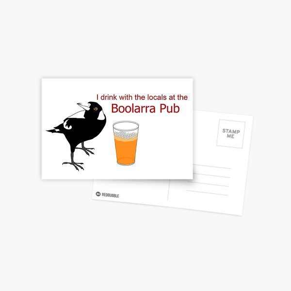 "Boolarra Pub Card" Postcard for Sale by rodesigns | Redbubble