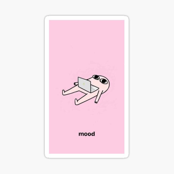 "Cute Mood Cartoon" Sticker by zrvby | Redbubble