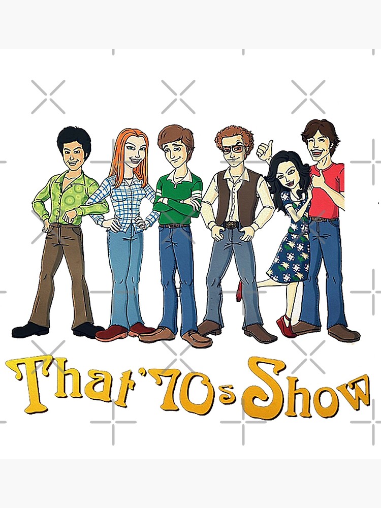 "70's Show Cartoon Drawing" Poster for Sale by zrvby | Redbubble