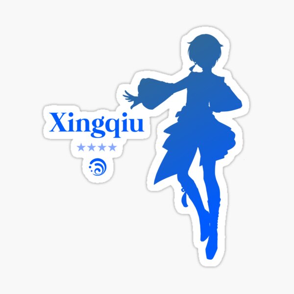 "Genshin Impact Xingqiu 2" Sticker by TeyvatTailor | Redbubble