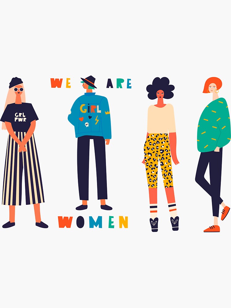 Girl Power Sticker Pack Feminist Sticker Women Rule Sticker Sticker