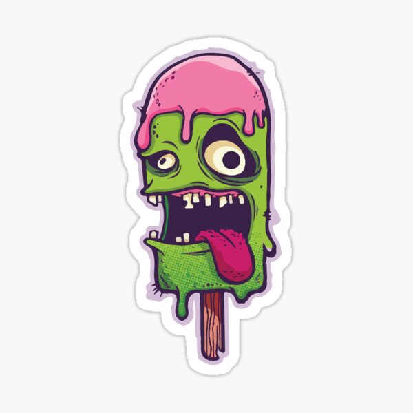 "Mad Ice Cream" Sticker for Sale by 6teen-officials | Redbubble