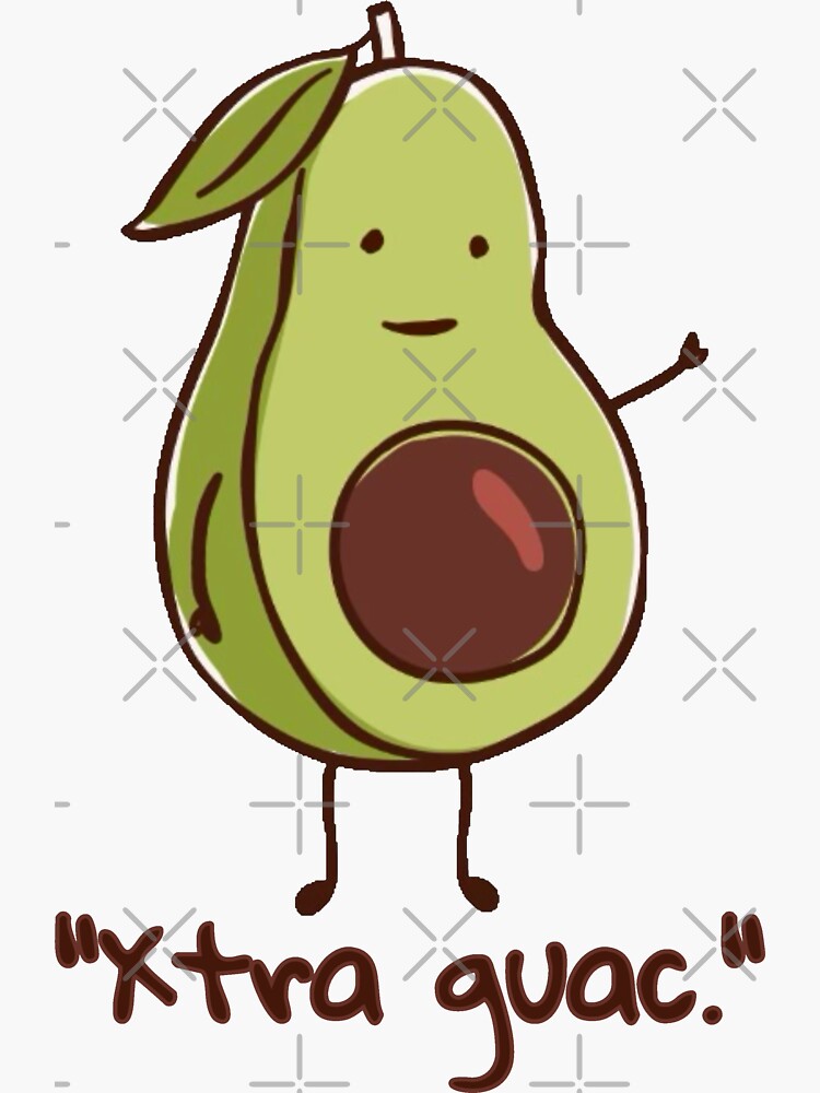 "Extra Guacamole Meme" Sticker for Sale by NeoVerse | Redbubble