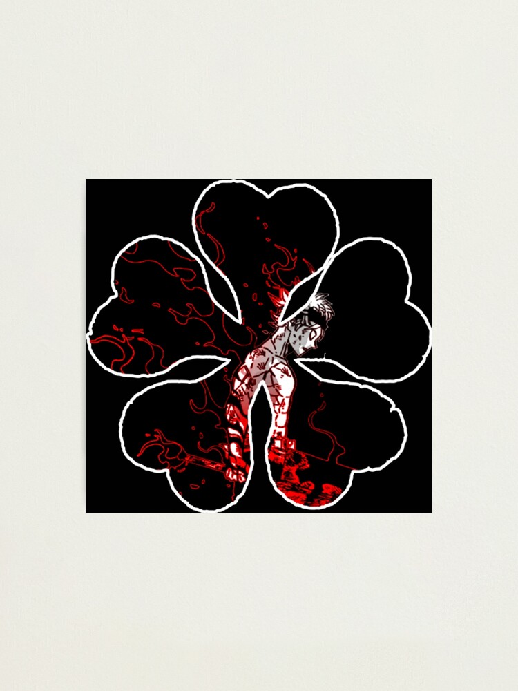 Impression photo « & Black Clover & - Trèfle à 5 feuilles », par JordynLadukeg65 | Redbubble