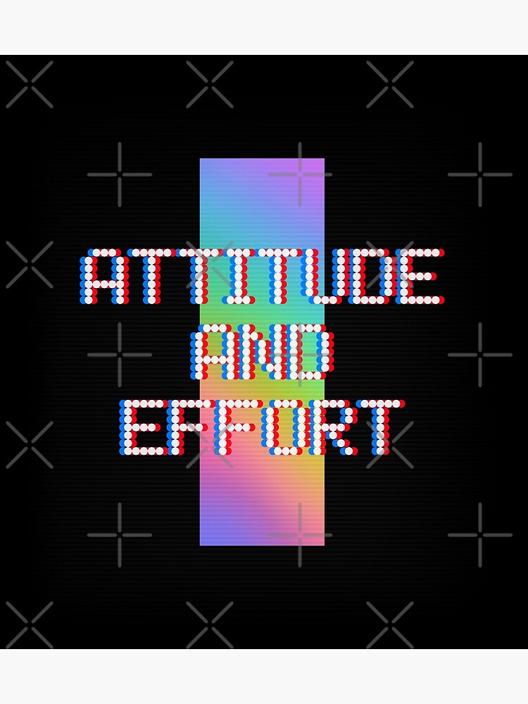 "Attitude and Effort- Growth Mindset" Art Print for Sale by ...