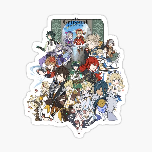 "Genshin Impact" Sticker for Sale by kkkohi | Redbubble