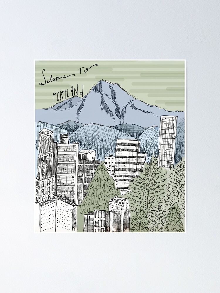 "Welcome to Portland" Poster by skennelly | Redbubble