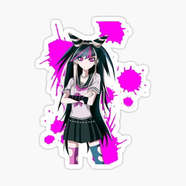 "Pink Ibuki Mioda" Sticker for Sale by gonzalessybil | Redbubble