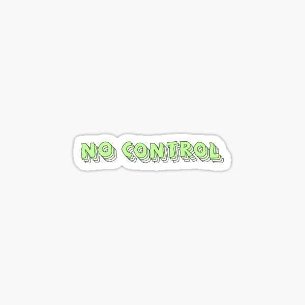 "no control quote vintage sticker 80s aesthetic, stickers for ...