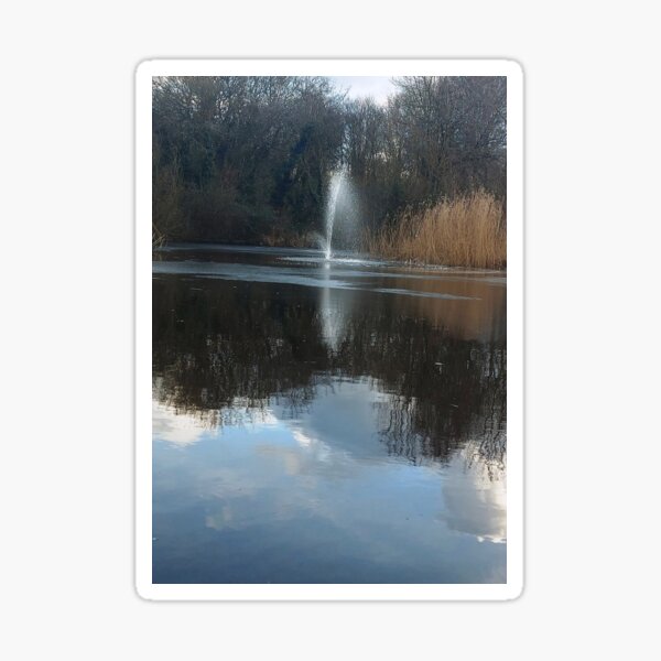 "Water fountain" Sticker for Sale by gkunique | Redbubble