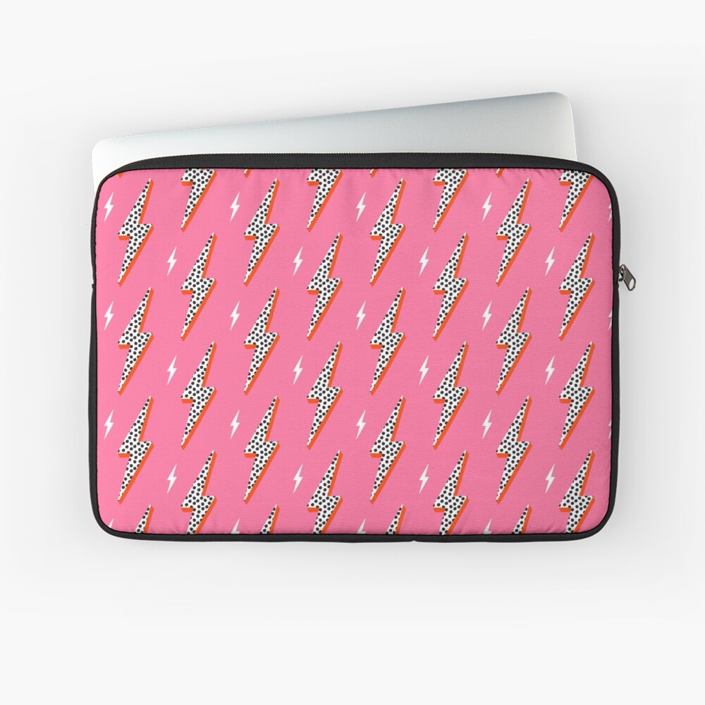 "Lightning bolt thunder flash preppy pink" iPhone Case for Sale by ...