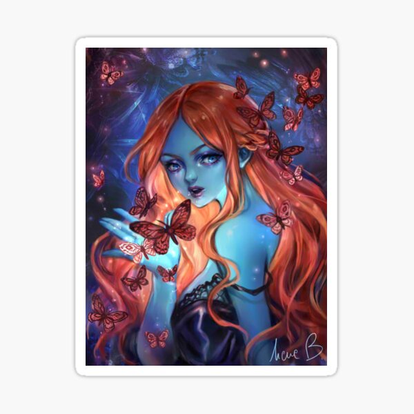 "Sarai-The Muse of Nightmares" Sticker by Aireenscolor | Redbubble