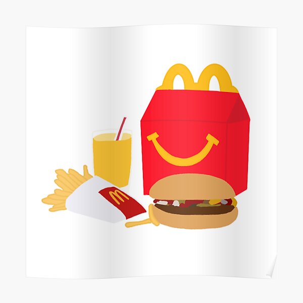 "McDonald’s happy meal" Poster by chxrlotteh | Redbubble