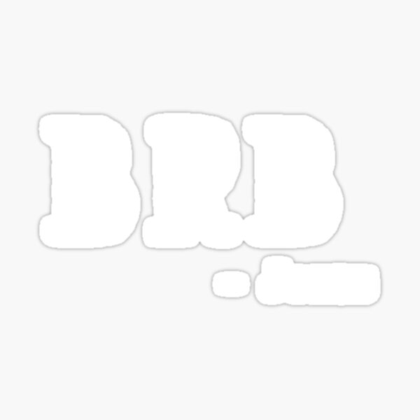 "Jesus Christ saying BRB Christian Easter Funny Pun" Sticker for Sale ...