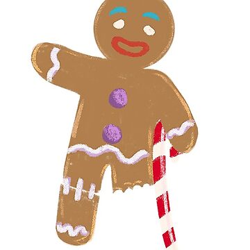 "Gingy!" Sticker for Sale by noctefuror | Redbubble