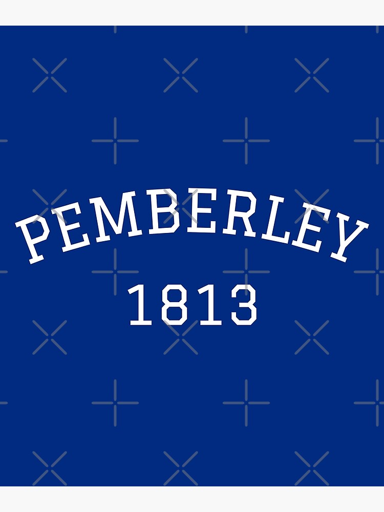 "Pemberley Pride and Prejudice Jane Austen Classic Book Lover" Poster ...