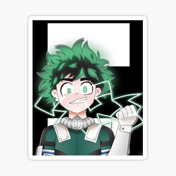 "Deku" Sticker for Sale by teknoshop | Redbubble