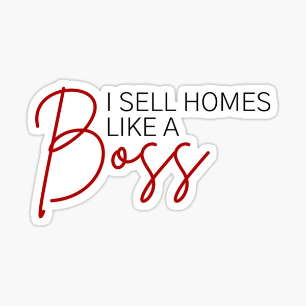 "Like a Boss" Sticker for Sale by Ashlynn-Studio | Redbubble