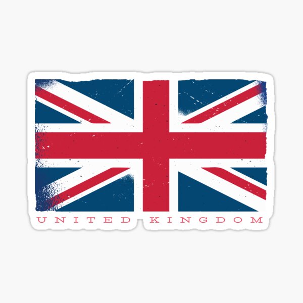 "United Kingdom Flag" Sticker for Sale by starsdesigns | Redbubble