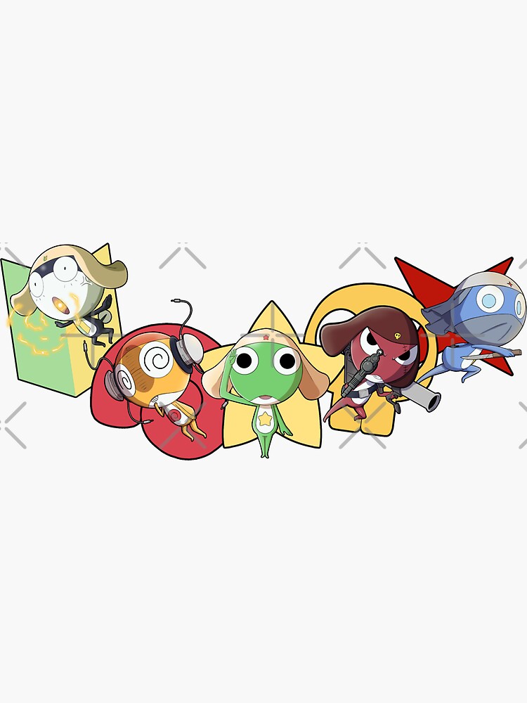 "Keroro Platoon" Sticker by C63wolf | Redbubble