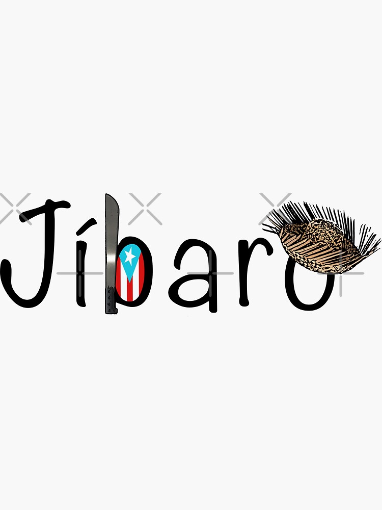 "Jibaro" Sticker for Sale by liamaris | Redbubble