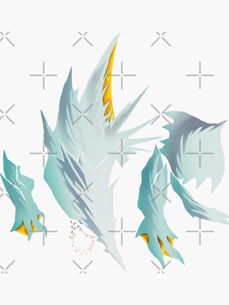 "Zamtrios (Monster Hunter)" Sticker for Sale by Fantasyhaze | Redbubble
