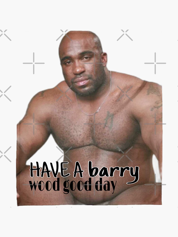 "Barry Wood Bobblehead Sticker" Sticker for Sale by Elalaouistore ...