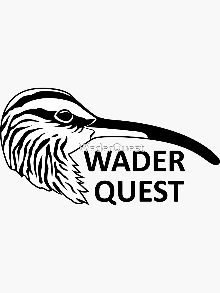 "Wader Quest - Logo" Sticker for Sale by WaderQuest | Redbubble