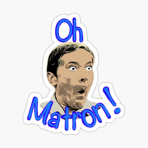 "Oh matron! Kenneth Williams - carry on camping" Sticker for Sale by ...