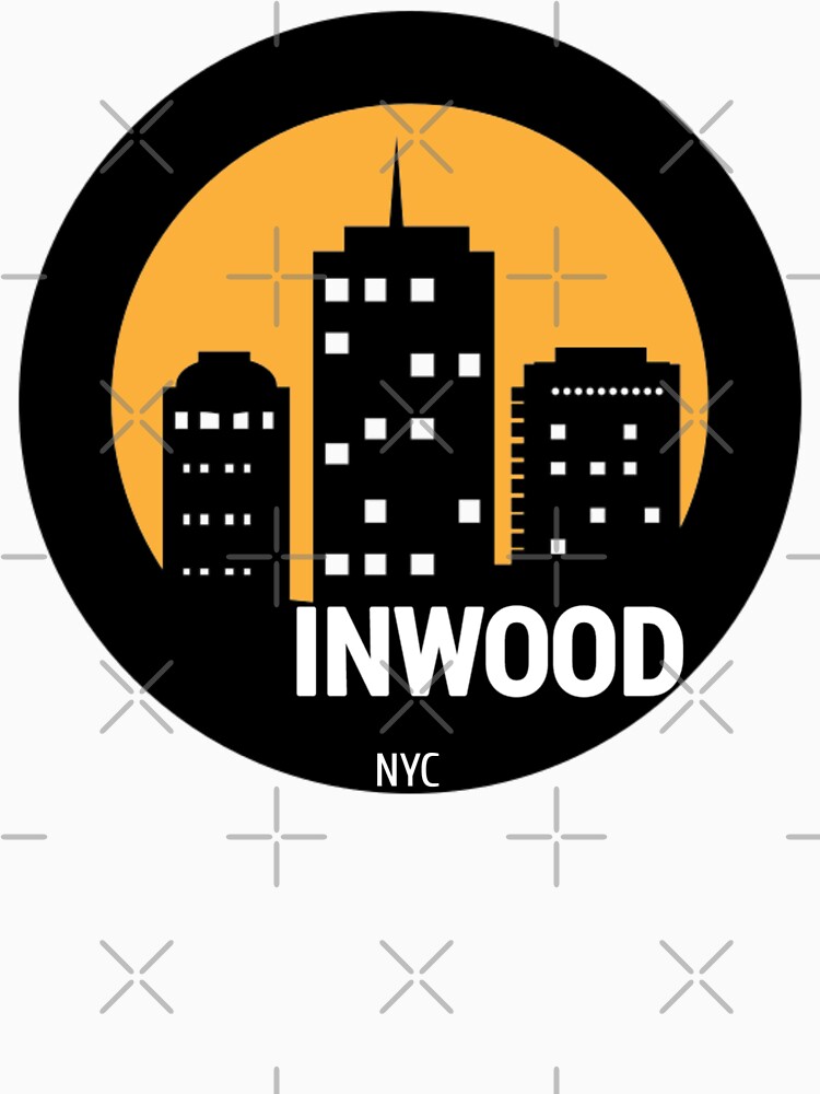 "INWOOD, NYC" T-shirt for Sale by DurarStore | Redbubble | inwood t ...