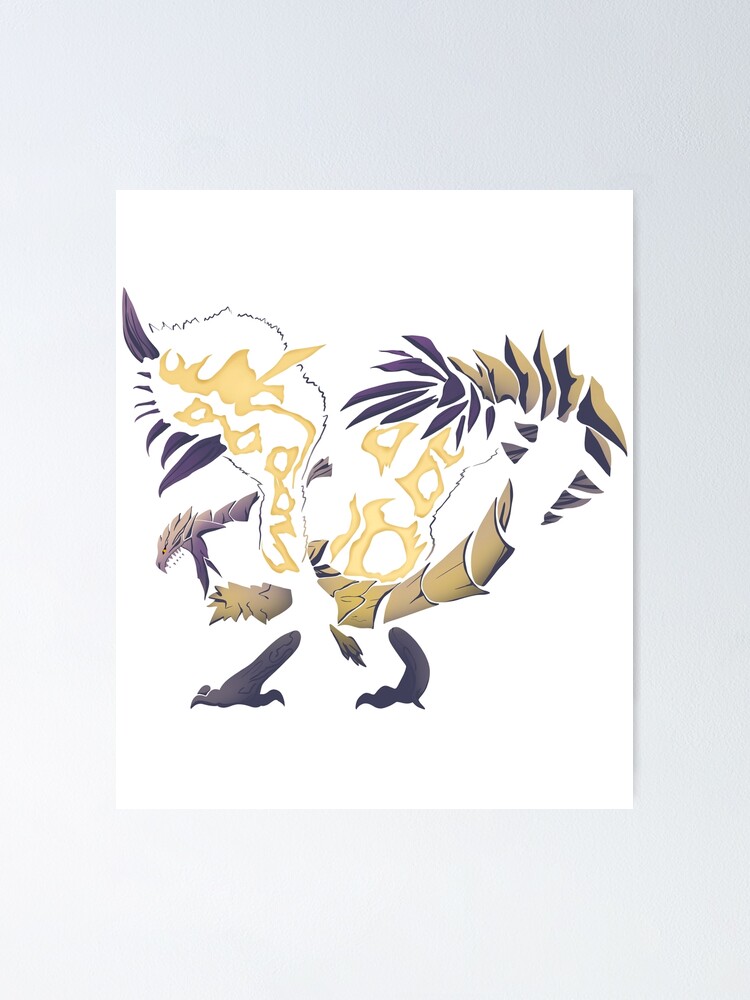 "Rathian (Monster Hunter)" Poster for Sale by Fantasyhaze | Redbubble
