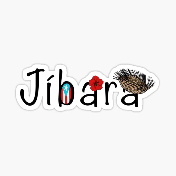 "Jibara Flor de Maga" Sticker for Sale by liamaris | Redbubble