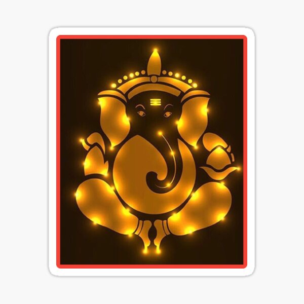 "Lord Ganesha" Sticker by Hinglag412 | Redbubble